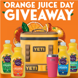 Sweepstakes | National Orange Juice Day Giveaway