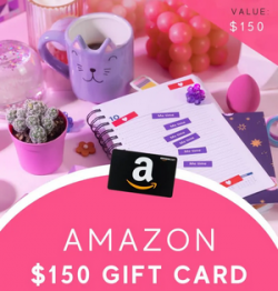 Sweepstakes | $150 Amazon Gift Card Giveaway