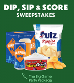 Sweepstakes | Dip, Sip and Score Sweepstakes