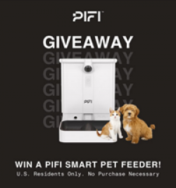 Sweepstakes | PiFi Smart Pet Feeder Giveaway