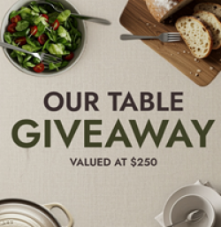 Sweepstakes | Our Table Giveaway