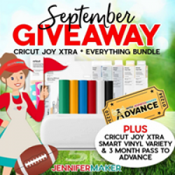 Sweepstakes | September 20205 Cricut Giveaway