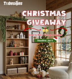 Sweepstakes | Tribesigns Christmas Bookshelf Giveaway